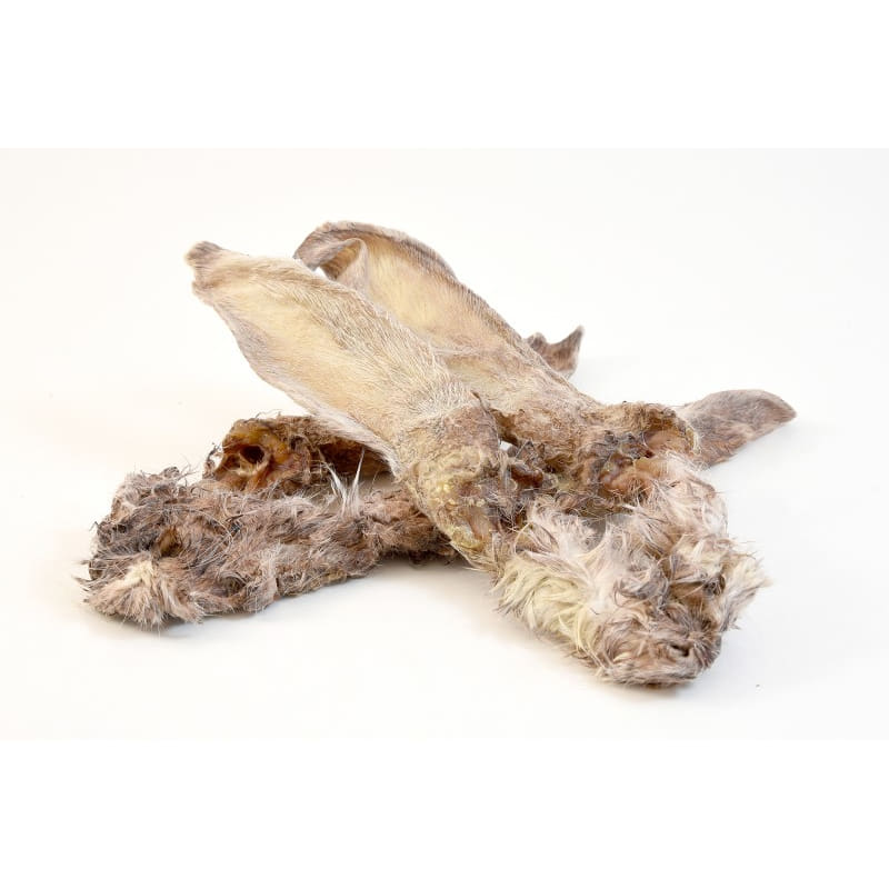 Fresco Naturkausnack Kaninchenohren mit Fell iPet