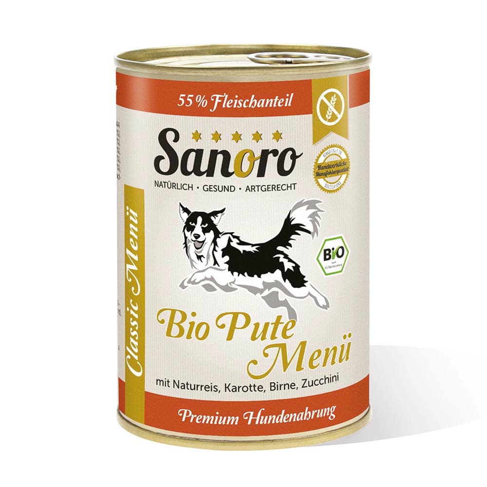 Sanoro Menu Classic Dinde BIO avec légumes BIO