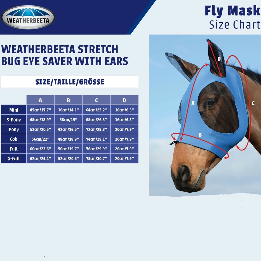 WeatherBeeta Stretch Bug Eye Saver mit Ohren iPet