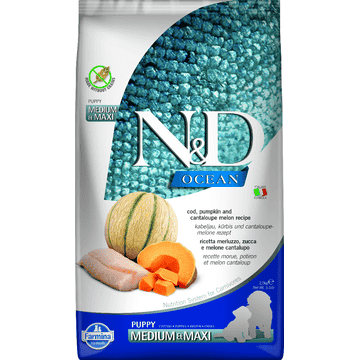 Puppy Medium/Maxi Cabillaud, Potiron & Melon iPet