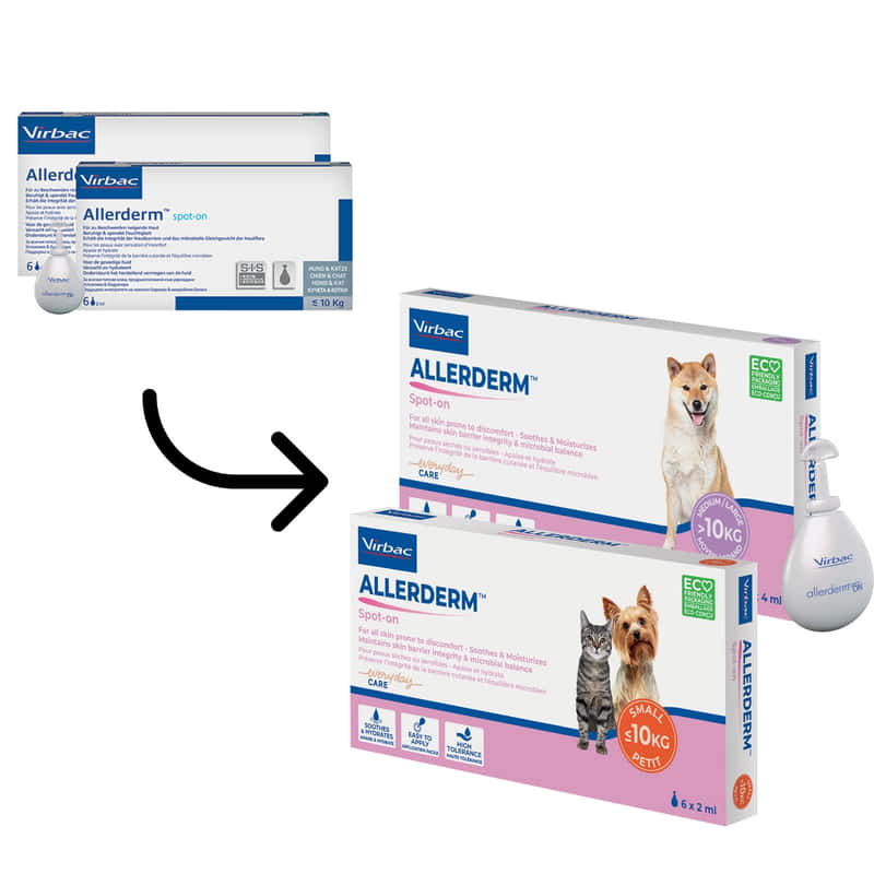 Virbac Allerderm Spot on Sofortversand bei iPet.ch