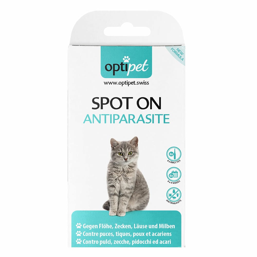 Optipet Spot On Antiparasite pour chats - sur iPet