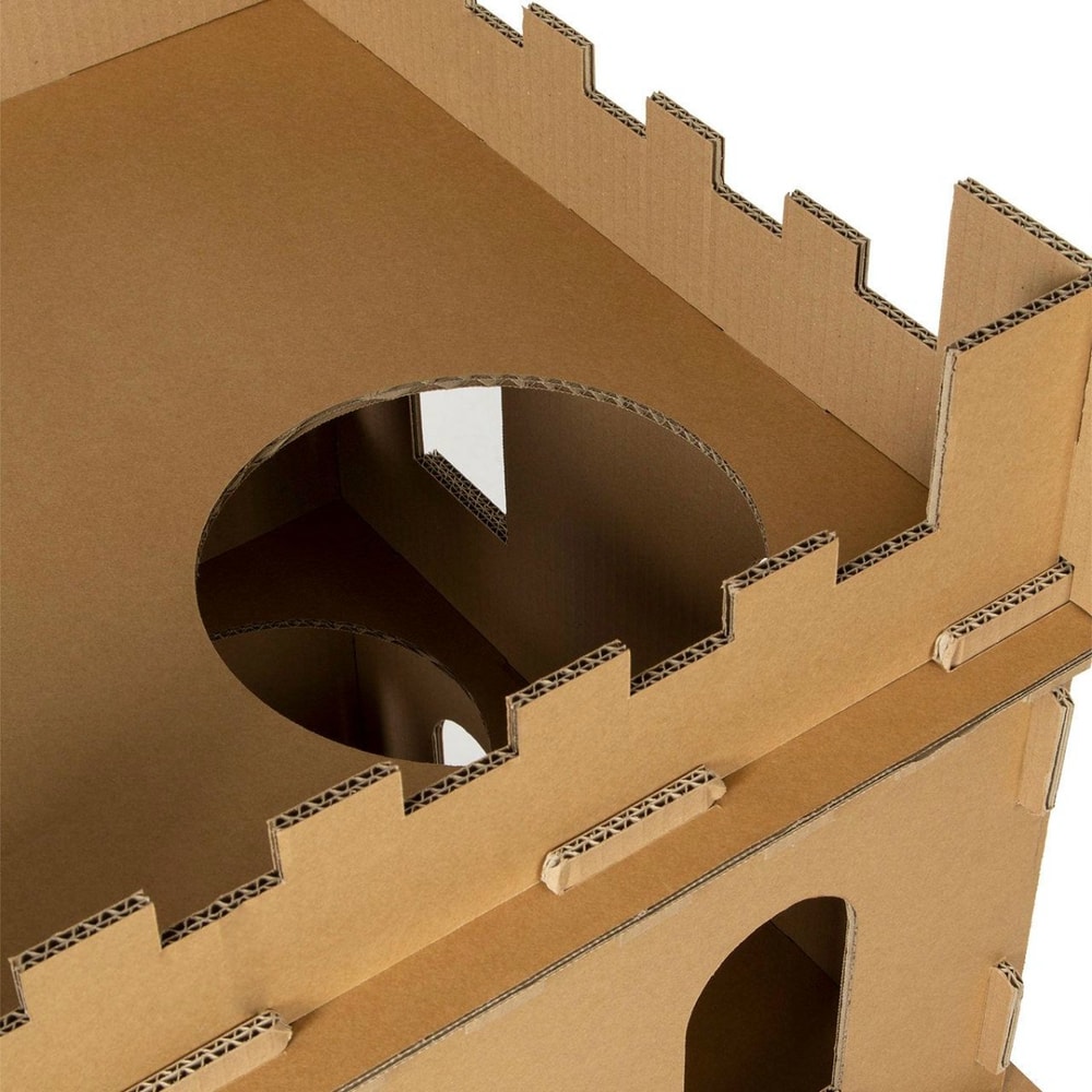 Château fort pour chats en carton Sir Scratch-A-Lot acheter en ligne ...