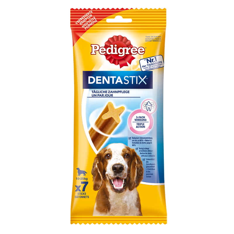 Pedigree DentaStix Medium disponible chez iPet.ch
