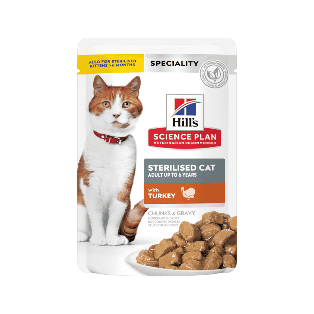 Feline Sterilised Cat Adult Huhn + Forelle + Truthahn + Lachs - Beutel