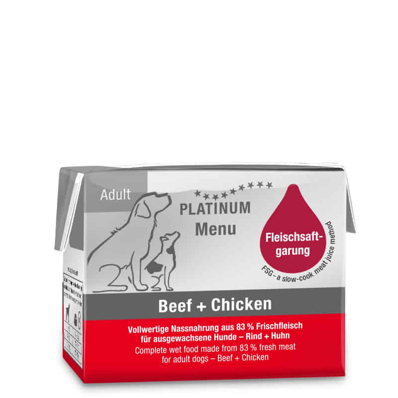 Menu Adult Beef + Chicken