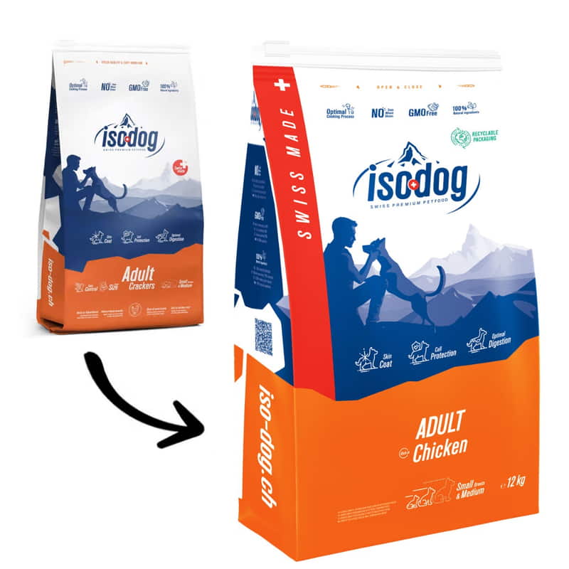 Iso-Dog Adult Crackers Small & Medium Breeds iPet