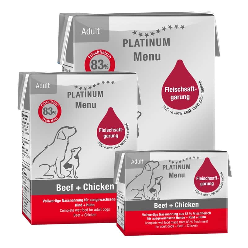 Menu Adult Beef + Chicken